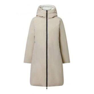 Ecoalf Ecoalf, Femme, Manteaux, Blanc, Taille: 38 FR Manteau dhiver réversible