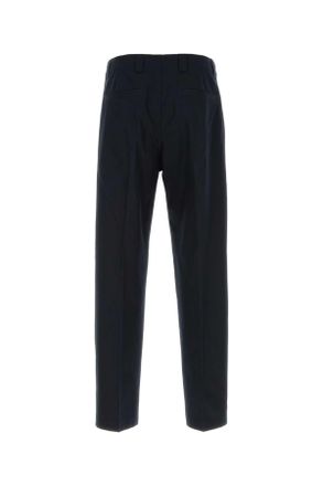 Gucci Mens Midnight Blue Twill Pant Ink Cotton Pantaloni Trousers