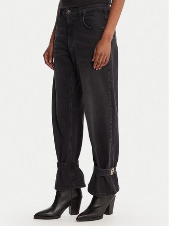 Liu Jo Jeans UF5105 D0291 Grau Boyfriend Fit