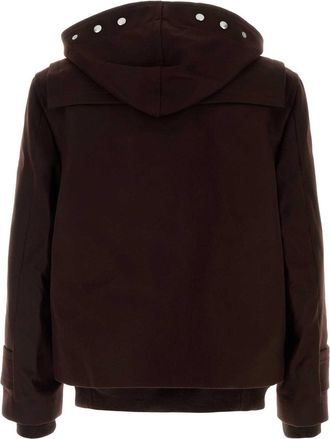 sacai Brown Exterior: Wool Lining: Cupro Giubbini Jacket