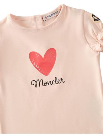 Moncler Heart Logo T-Shirt - Multicolor