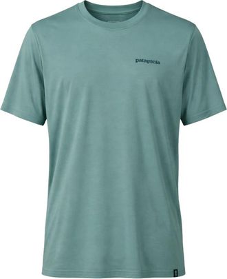 Patagonia Homme, Tops, Bleu, Taille: M Cap Cool Daily Boardshort Logo T-Shirt