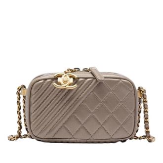 Chanel Pre-owned Coco Boy Camera Bag - - Pre-owned - Damen - Beige - ONE SIZE