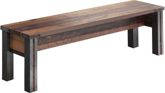 ebuy24 PrimePier Sitzbank Old Wood Dekor, Eiche Dekor