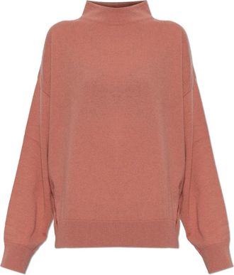 Akep Wollpullover mit R&uuml;ckenausschnitt - - Knitwear - Damen - Rosa - L
