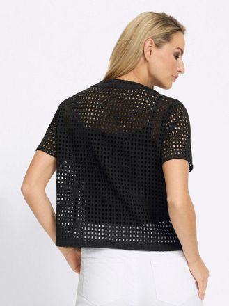 Heine Klassische Bluse Bluse Kurzarm