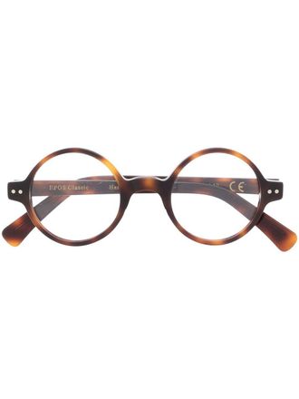 Epos lunettes de vue Palladio &agrave; monture ronde - Marron