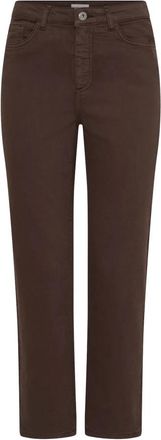 Ichi Ichi - Pantalon - Femme - Jeans - Brun - Taille: W26 L34