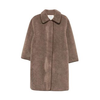 Yerse Mantel mit Shearling-Effekt - - Jackets - Damen - Braun - XS