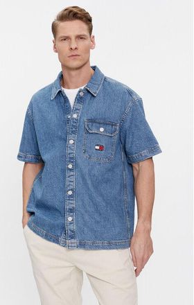 Tommy Jeans Jeanshemd DM0DM18957 Blau Regular Fit