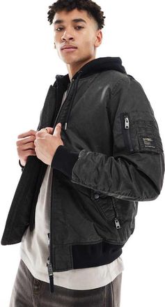 Superdry MA1 - Bomber style militaire - Vert foncé délavé