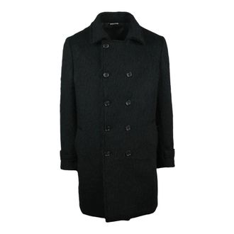 Reveres 1949 Reveres 1949, Homme, Manteaux, Noir, Taille: XL Cappotto Doppiopetto