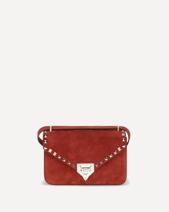 Valentino Garavani Rockstud mini suede Shoulder Bag Female UNI