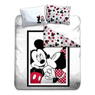 Disney Parure de lit 240X220 - Mickey & Minnie 100% Cotton