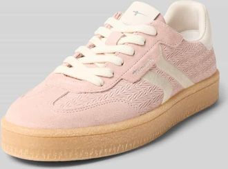 Tamaris Low Top Sneaker aus Rindsleder-Textile-Mix