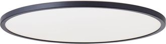Brilliant lampe Brennan led panneau en saillie 54cm 4000K noir/blanc bois/plastique/m&eacute;tal noir 35 w led int&eacute;gr&eacute;
