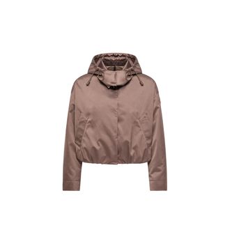 Moncler Moncler Chevreuil Duchesse Short Down Jacket, Women, Brown, Size: 00