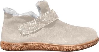 Generic Bottes de neige chaudes pour femme - Style d&eacute;contract&eacute; - Couleur unie - Confortables - Doublure en fausse fourrure - Classique - Confortable - &Agrave; enfil