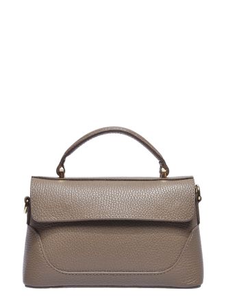 Luisa Vannini Beige Rindsledertasche