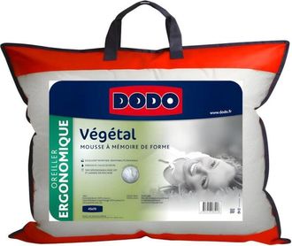 Dodo Dodo - Oreiller rectangle Vegetal mousse 45 x 70