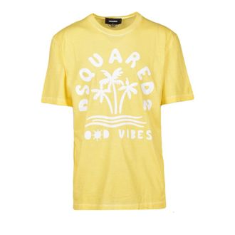 Dsquared2 Herren, Oberteile, Gelb, XLGr&ouml;&szlig;e