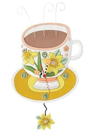 Enesco Allen Design by Michelle Allen Uhr, Mehrfarbig, Höhe 33 cm