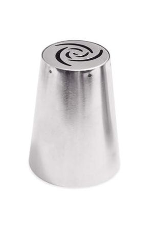 ScrapCooking Scrapcooking 1753 Douille XXL en Inox &agrave; Motif Rose pour Dresser des Cupcakes ; &Oslash;5 x H6,5 cm