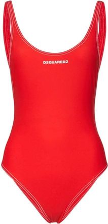 Dsquared2 Femme, Maillots de bain, Rouge, Taille: 36 FR Maillot de bain une pi&egrave;ce