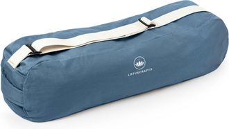 Lotuscrafts Yogatasche PUNE aus Bio-Baumwolle, Fair & &Ouml;kologisch, Ideale Yoga Tasche f&uuml;r Yogamatte und Zubeh&ouml;r, Yogamattentasche mit Extra Fach, 72 cm x 18 x 15 c
