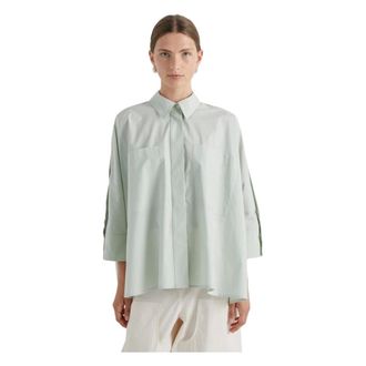 Meimeij Femme, Blouses et Chemises, Vert, Taille: 38 FR Kimono Shirt