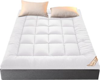 Generic weiche bettmatratze, federmatratzenauflage, weiche bettmatratze, flauschige automatte, tatami, bettmatratze flexibel, dicke gurte und rutschfest atmun