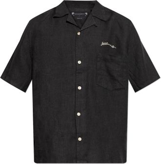 AllSaints Homme, Chemises, Noir, Taille: 2XL Wilder Shirt