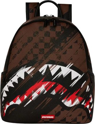 Sprayground Sprayground, Femme, Sacs, Brun, Taille: ONE Size Smeared Grunge Savage Backpack