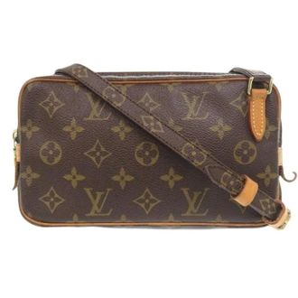 Louis Vuitton Sac bandouli&egrave;re vintage en toile Pre-owned - Femme - Pre-owned - Brun - Taille: ONE Size