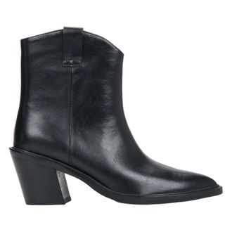 Estro & Luminara Cowboy-Stiefel aus echtem Leder - - Shoes - Damen - Schwarzk - 39 EU