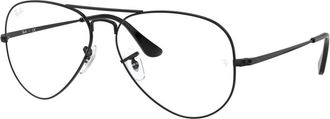 Ray-Ban unisex, Accessoires, Noir, Taille: 55 MM Aviator Frame