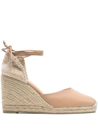 Castaner espadrilles Carina 90 mm - Tons neutres
