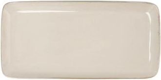 Bidasoa Ikonic Rechteckige Keramikschale, 28 x 14 cm, Wei&szlig;