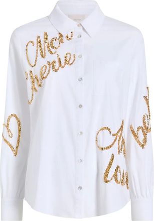 Cinq à Sept Loveletter Bluse - Weiß