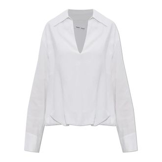 Sams&oslash;e & Sams&oslash;e Femme, Blouses et Chemises, Blanc, Taille: 36 FR Sadaphne Top