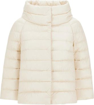Herno Sofia Mini Cape - Femme - Vestes - Beige - Taille: 40 FR