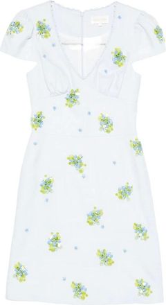 Shushu/Tong Shushu/Tong, Femme, Robes, Bleu, Taille: 38 FR V-neck Short Dress