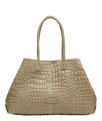 Liebeskind Berlin CROCO Chelsea Shopper, Dust, Large (HxBxT 32cm x 48cm x 16cm)