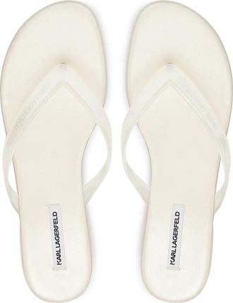 Karl Lagerfeld Zehentrenner KARL LAGERFELD Jelly Hell KL83006 VT1 Wei&szlig;
