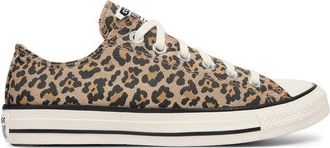 Converse Sneakers aus Stoff CTAS OX EGRET/BLACK/HONEY STICK A19182C Beige