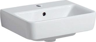 Keramag Keramag - Geberit Renova Plan, Handwaschbecken, 45x34 cm, 1 Hahnloch, mit