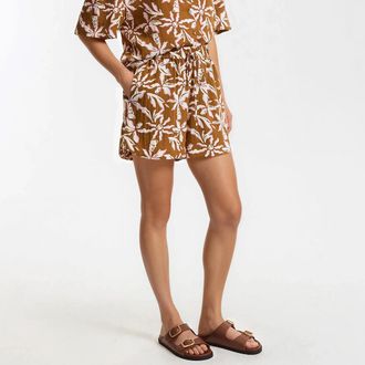 La Redoute Collections Short &Agrave; Taille &Eacute;lastiqu&eacute;e Imprim&eacute; Floral