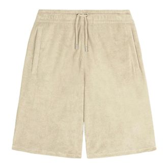 Maison Kitsun&eacute; Shorts en &eacute;ponge - Homme - Shorts - Beige - Taille: S