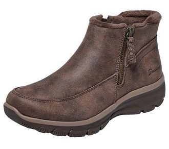 Skechers Bottines dautomne faciles &agrave; enfiler pour femme, chocolat, 37 EU