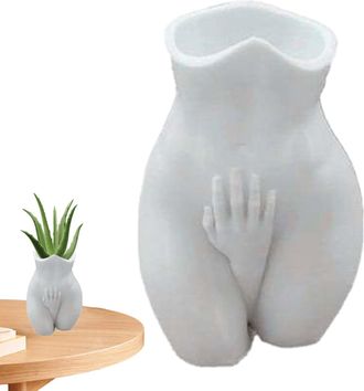 Generic K&ouml;rper-Pflanztopf - Neuheit-Blument&ouml;pfe, Harz-K&ouml;rpervase | K&ouml;rper Geformt Bouquet Vase, Kunst Blumentopf Sukkulente Blumenbeh&auml;lter F&uuml;r Tischdekoration